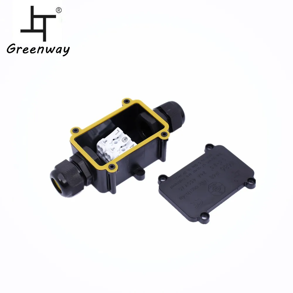 Outdoor Rj45 Junction Box Waterproof Ip68 M686-2 With 2 Cable Glands ...