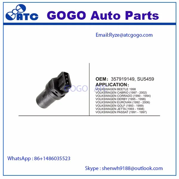 Speed Sensor For Volkswagen Oem 357919149 357919149b Sc354 5s4855 ...