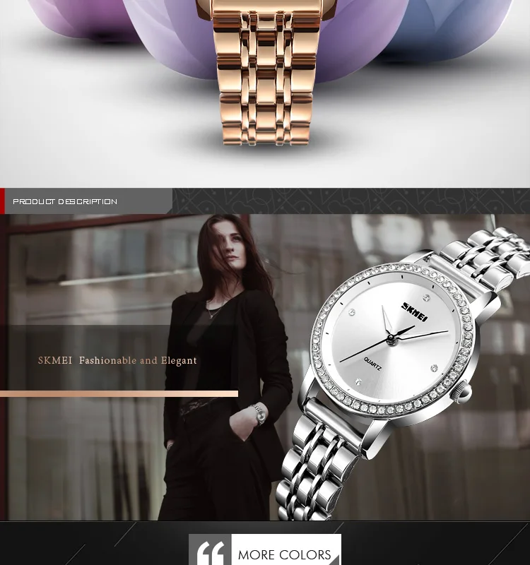 Wholesale Skmei 1311 Stainless Steel Bracelet Ladies Vintage Watches ...