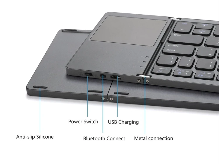 Ce Rohs Fcc Certified Pocket Size Mini Bluetooth Foldable Keyboard ...