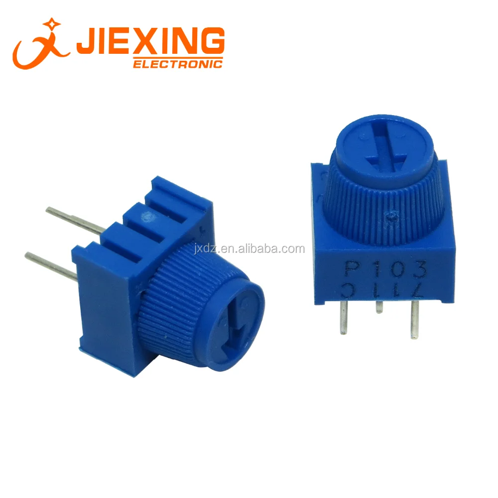 3386p-1-103 Trimmer Resistor With Cover (adjustable Hat) 3386 3386p 10k ...