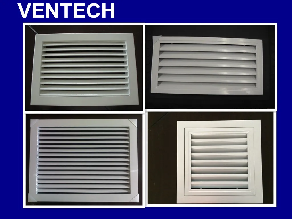 Single Deflection Side Wall Air Terminal Grille Ac Return Air Grille ...