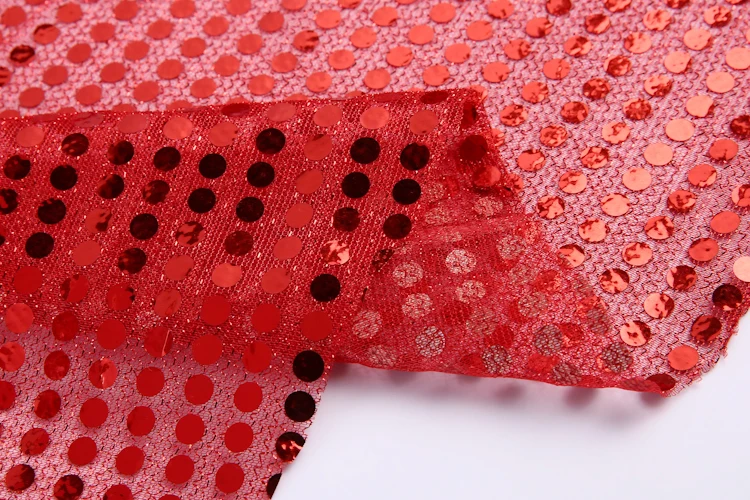 Shiny American Trans Knit Small Confetti Dot Sequins Fabric for Sewing ...