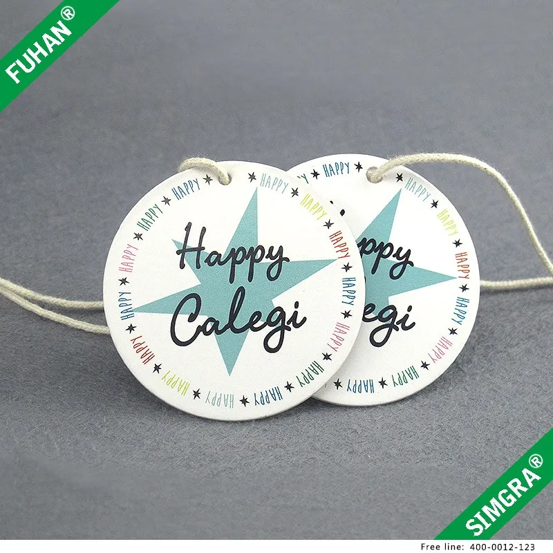 Wholesale Circle Round Shape Hang Tag - Buy Circle Hang Tag,Paper Hang ...