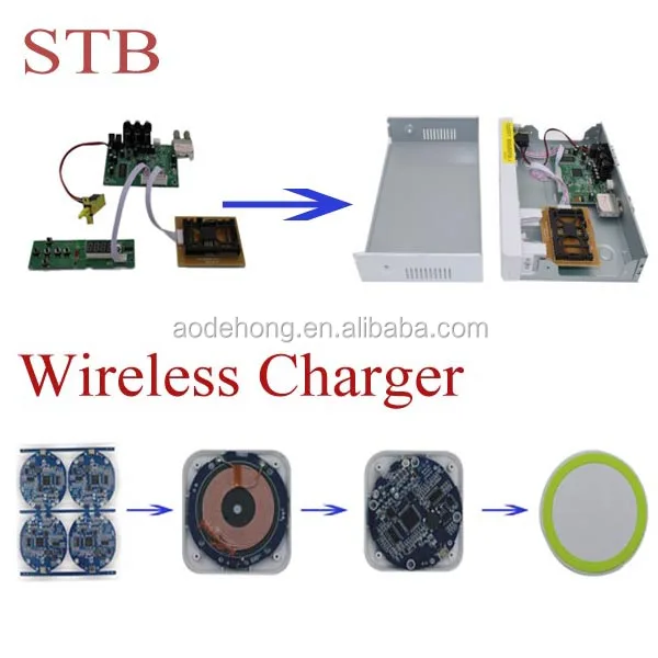 Wireless Charger Transmit Pcb Assembly With Power Bank Pcba Module Oem ...