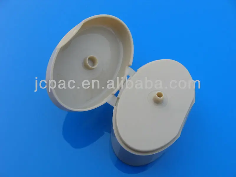 Diameter 50mm Plastic Oval Flip Top Cap For Tube - Buy Flip Top Cap ...