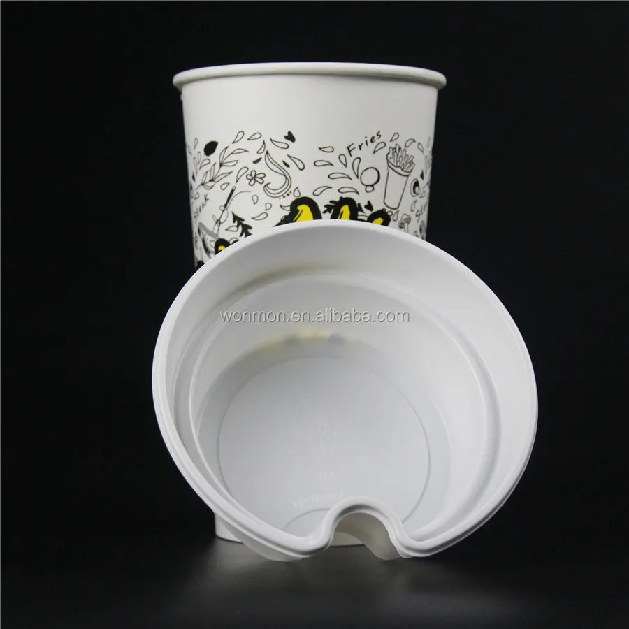 Disposable Snack Cup Container On Beverage Cup - Buy Snack Cup ...