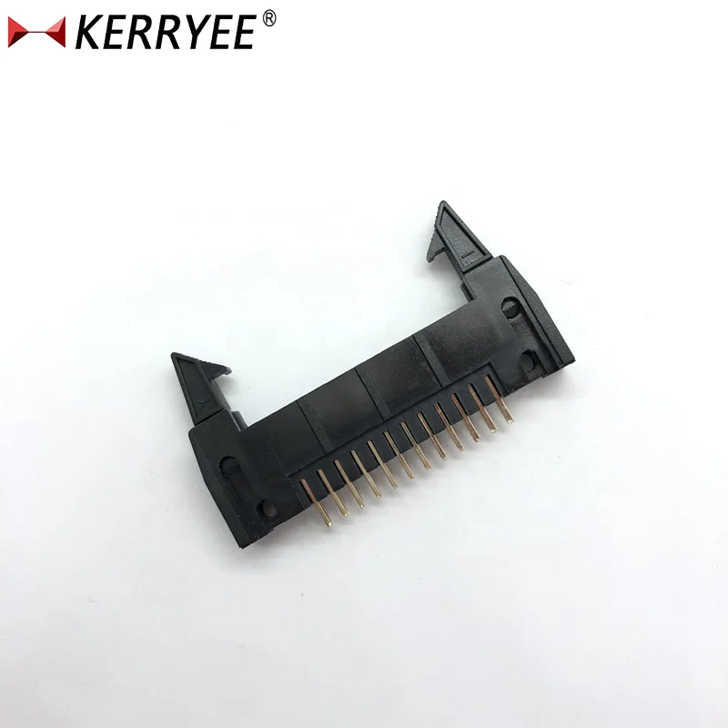 24P 2.54mm Pitch Shrouded Box Header with IDC Lock - Kerryee