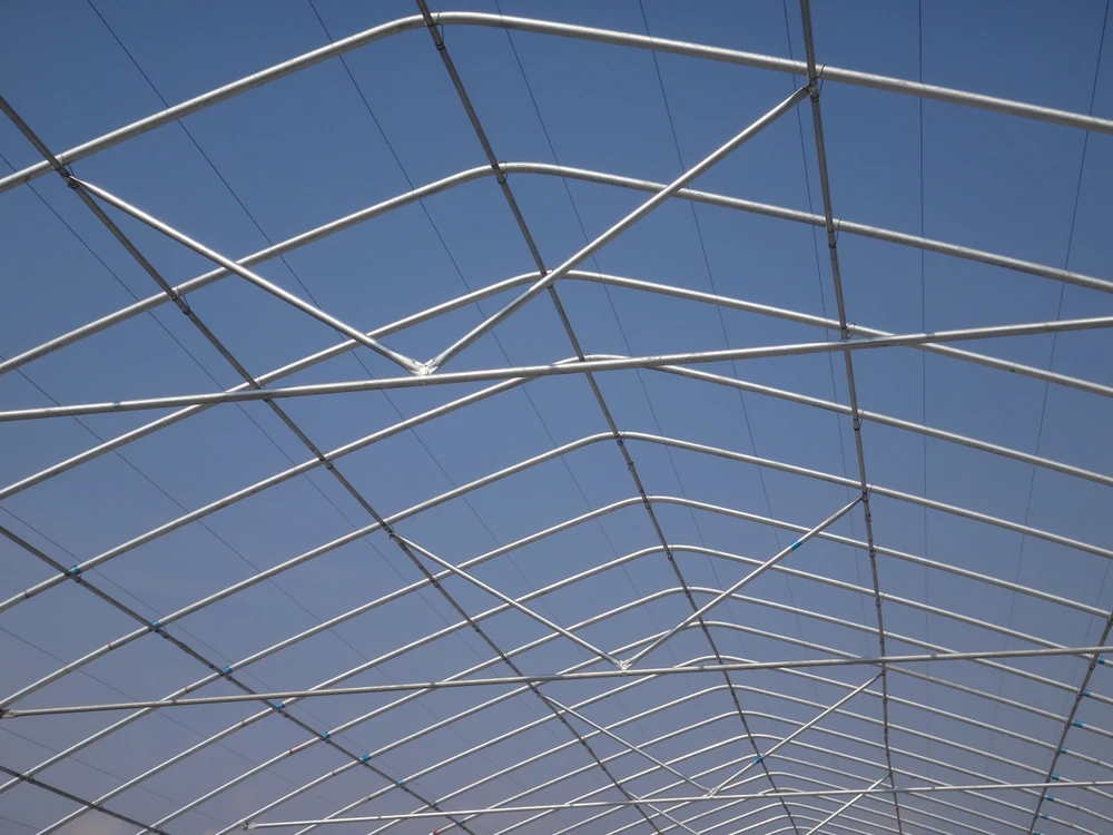 Hot-dip Galvanized Steel Frame For Greenhouse - Buy Tunnel Greenhouse ...