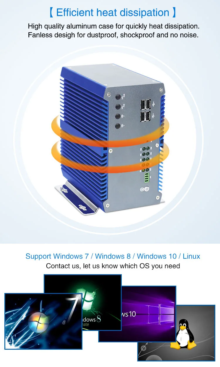 Mini Industrial Pc With Pci Slot J1900 Ibox301 Plus 1*pci Fanless ...