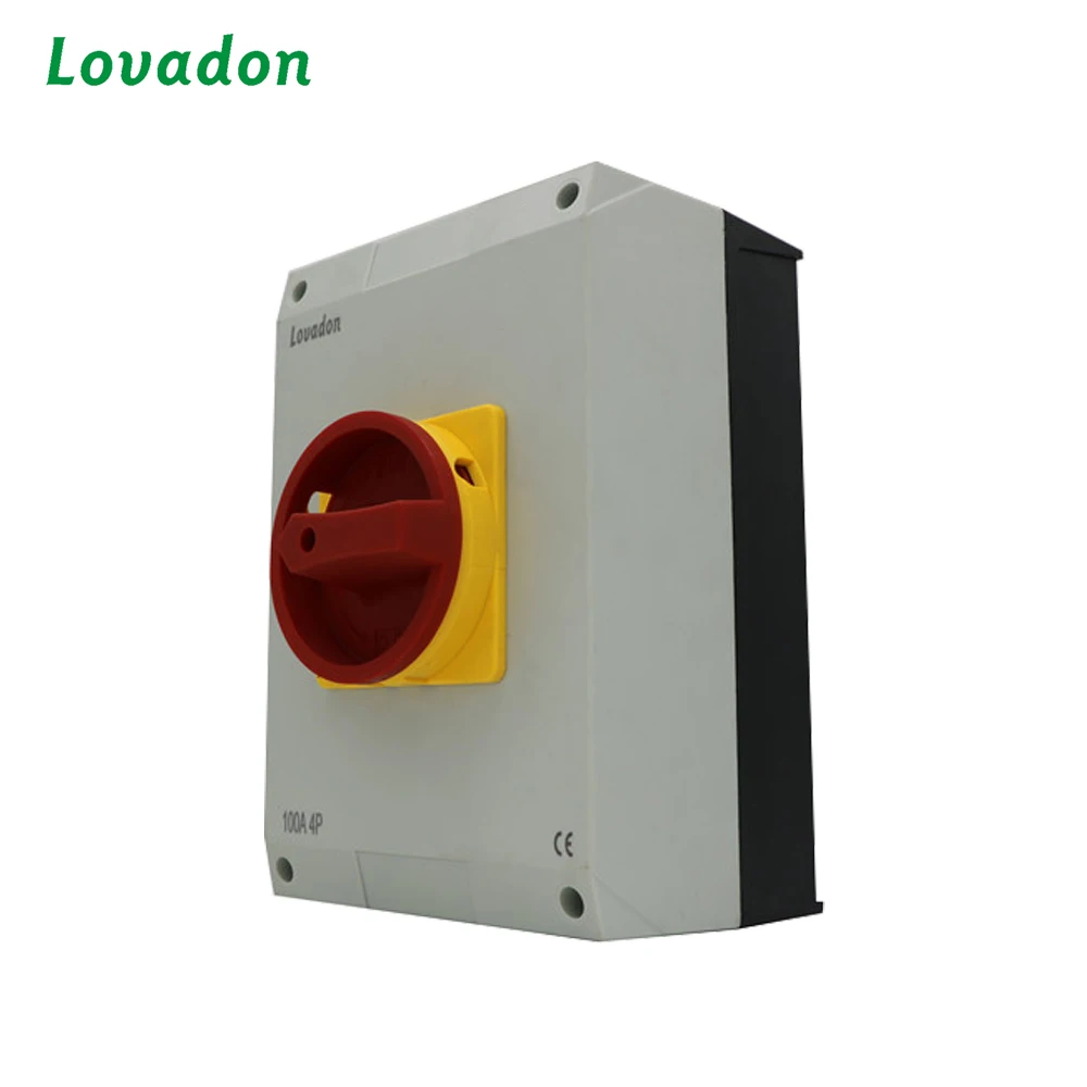 Electrical Load Break Switch 100amp 4p D12 Closed Type Load Switch ...