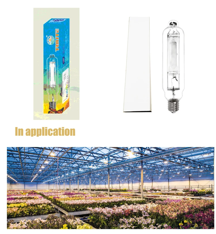Standard Product Hydroponic Mh Lamp Row E40 400w Metal Halide Lamps ...