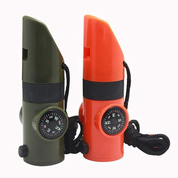 Safety Outdoor Marine Keychain Army Green Survival Emergency Whistle ...