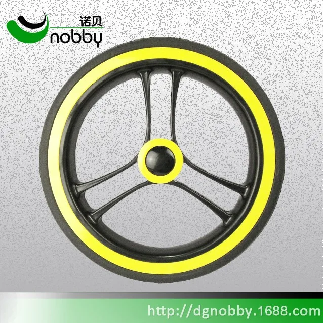 Baby Stroller Wheel Pu Tire With Quick Release Axle - Buy Baby Stroller ...