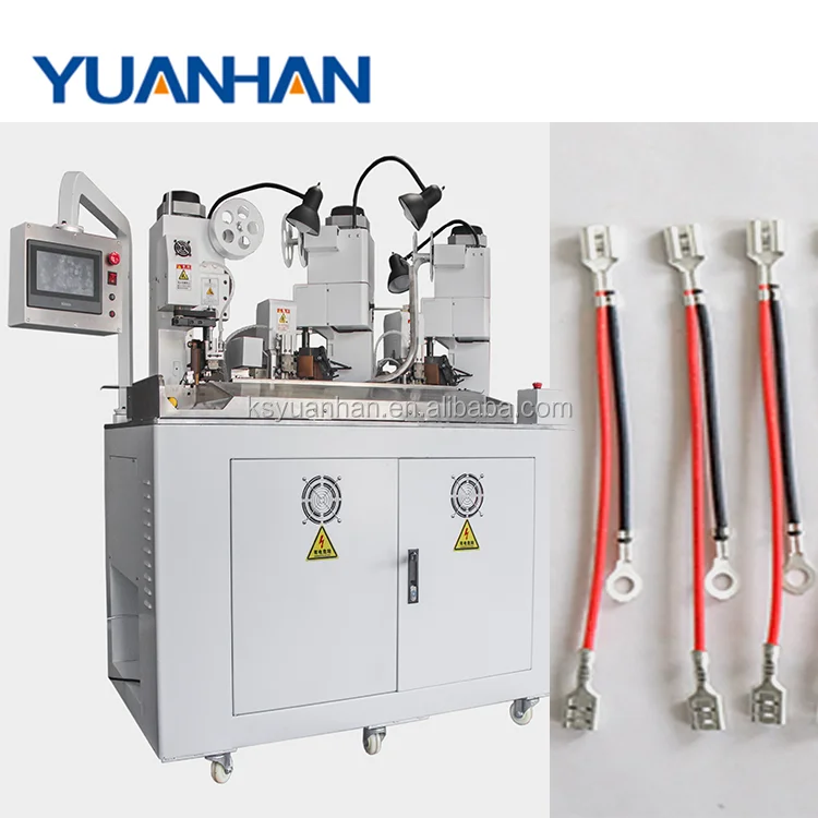 Fully Automatic Terminal Connector Assembly Machine Terminal Crimping ...
