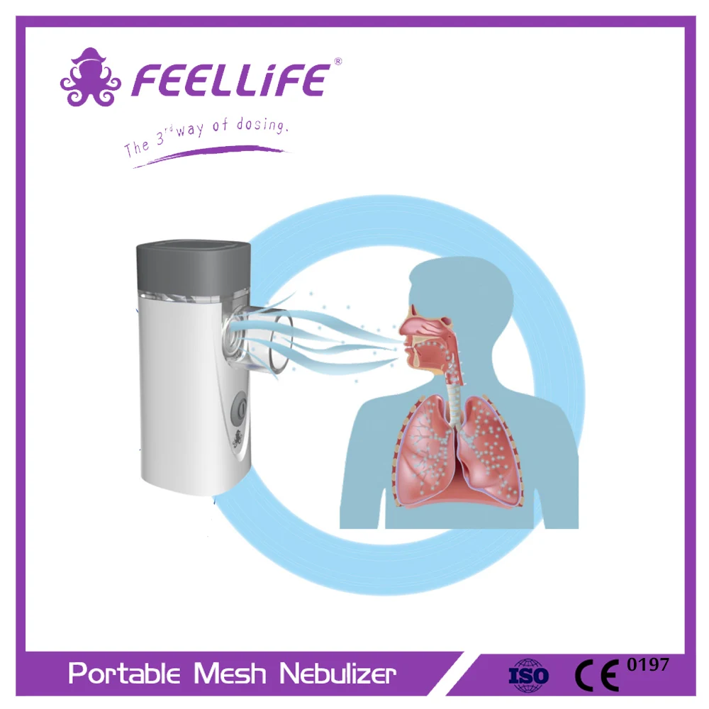 Feellife Hand Held Nebulizer Machine Rechargeable Battery Tuv Ce ...