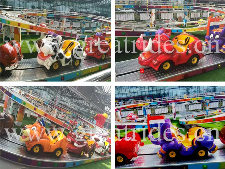 Kids Games Racing Car Amusement Park Ride - Electric Convoy Cars for Sale