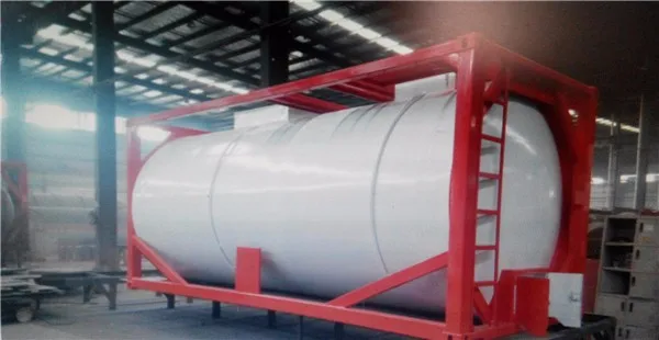 20ft Crude Coal Tar Transport Tank Container Motor Oil Base Oil 20ft ...