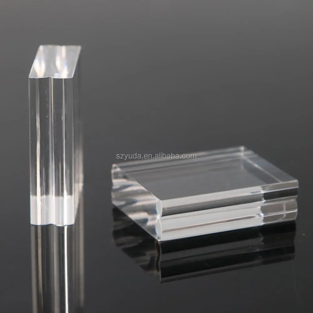 Crystal Block Brick - Durable, Clear Acrylic for Engraving
