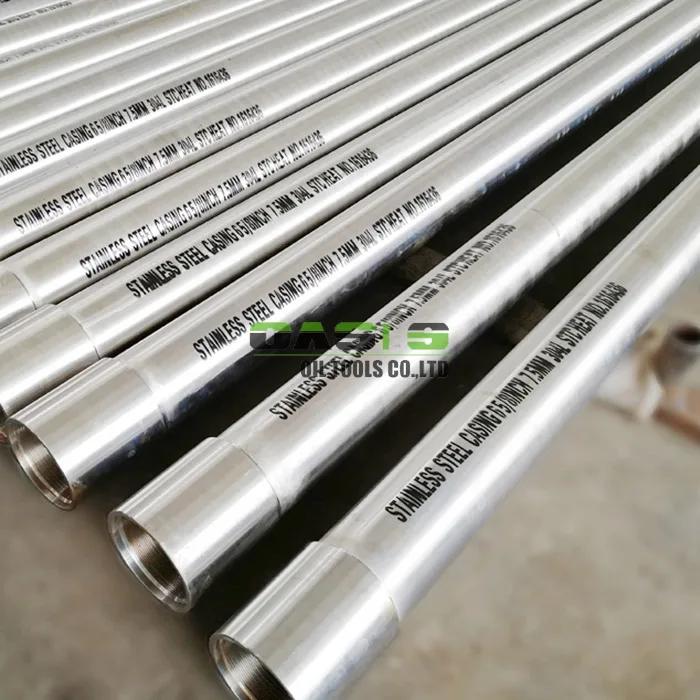 6 5/8 Inch Casing Pipe - Durable API 304 Stainless Steel