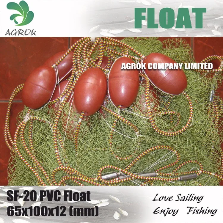 Sf20 Brown Gill Net Float Pvc Float For Fishing Net - Buy Pvc Float,Net ...