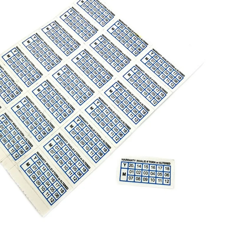 Custom Destructible Eggshell Sticker Fragile Stickers,Warranty ...