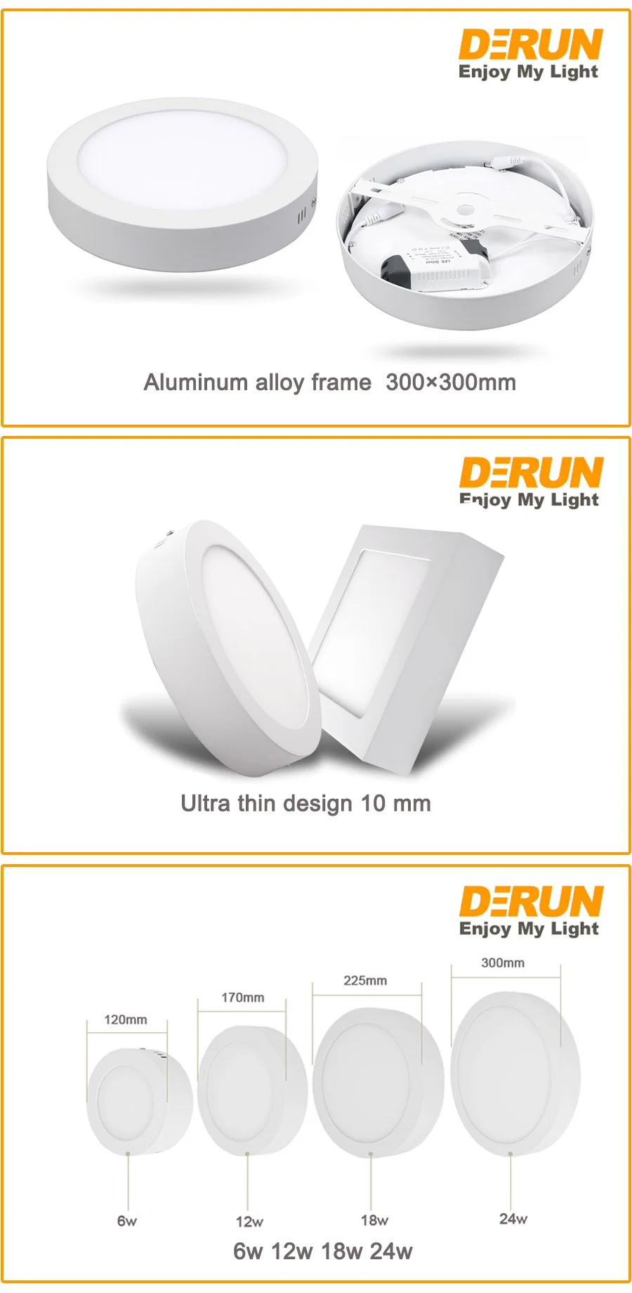 DERUN LED Panel Lights - Efficient and Reliable Solutions