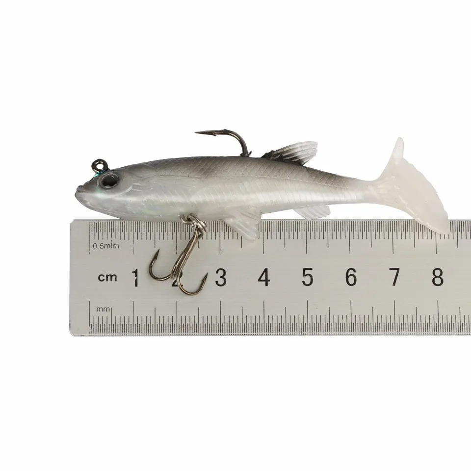 Youme 5pcs/lot Grey Soft Lure 8.5cm 16g Wobblers Artificial Bait ...