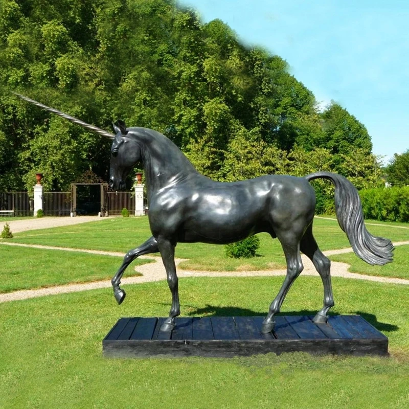 Garden Decoration Life Size Fiberglass unicorn Statue Statue| Alibaba.com