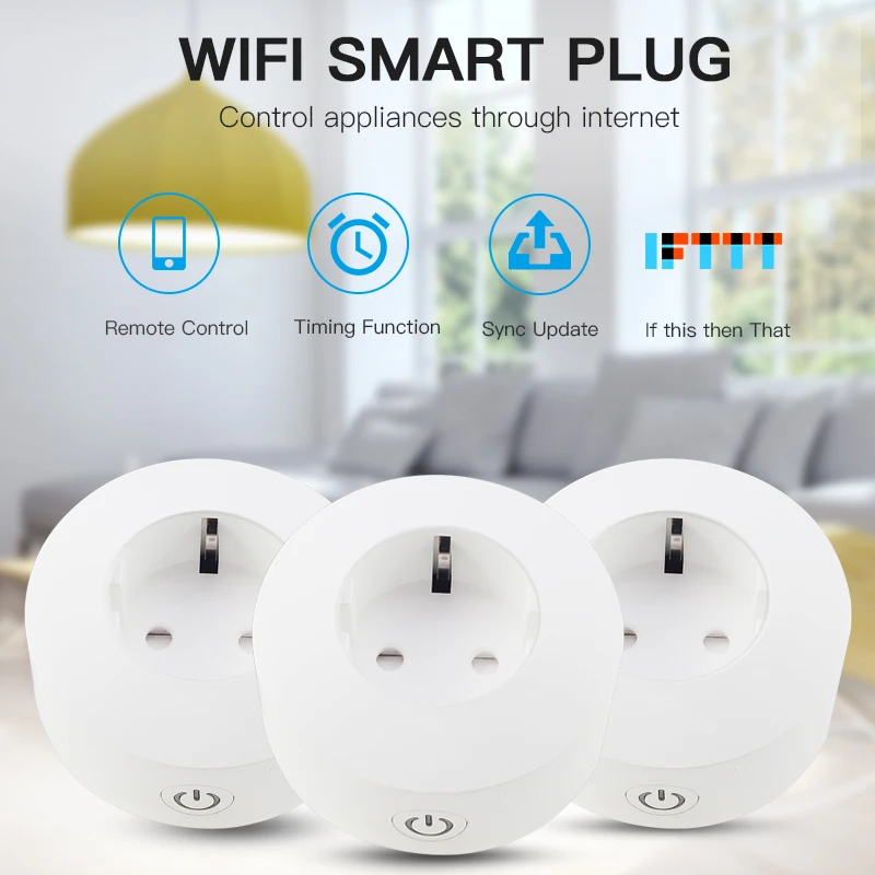 Tuya Smart Socket Outlet Work with Alexa and Google Home WiFi Smart ...