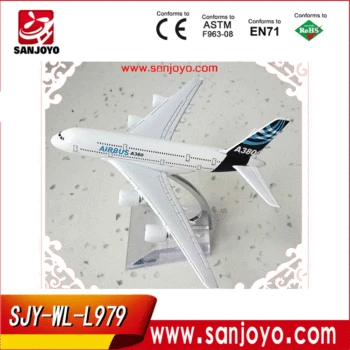A380 16cm Mini Metal Airplane Toy Diecast Plane Model Vs Resin Airplane ...