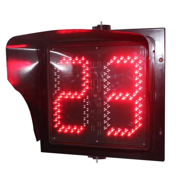 400mm Square Led Countdown Timer 2 Digits 3 Colors R+g+y Traffic Light ...
