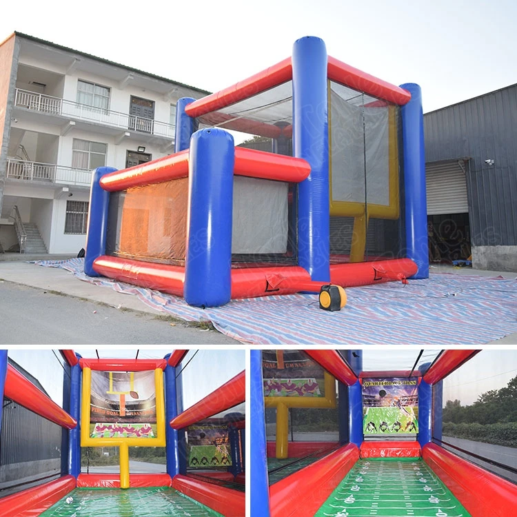 High Quality Field Goal Quarterback Challenge Inflatable Football Game ...