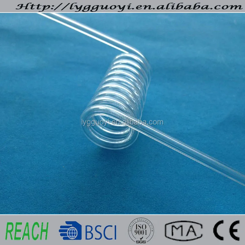 Coil Tube/clear Quartz Glass Coil Tubing/quartz Glass Processing - Buy ...