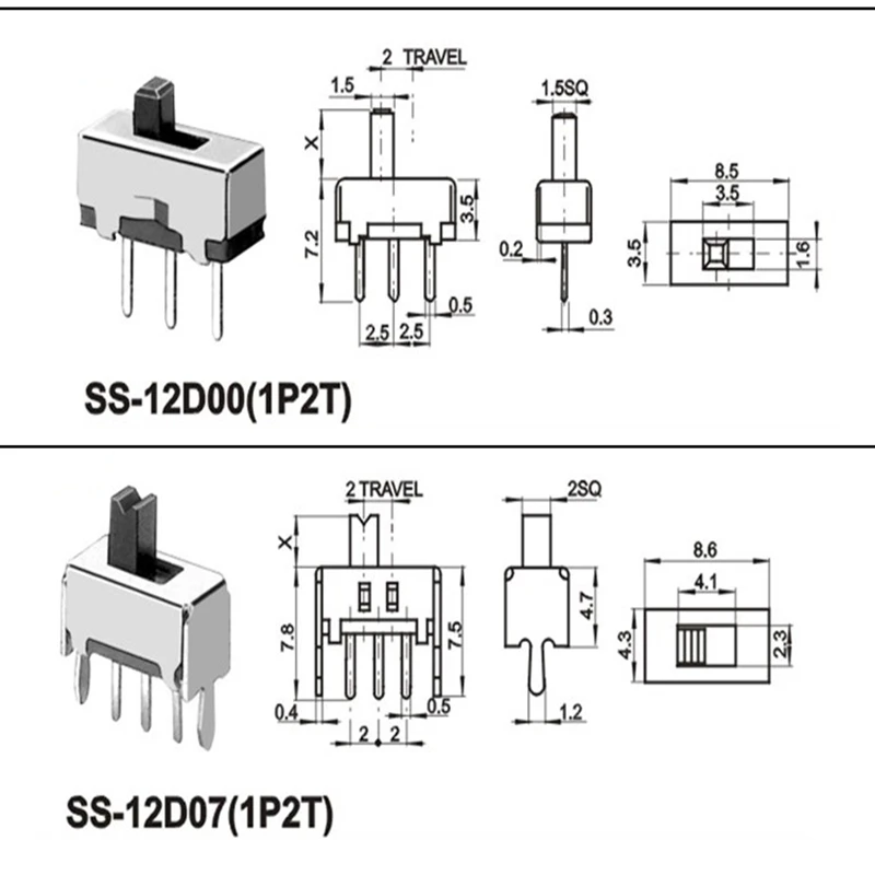 Three Position Slide Switch - Reliable Sliding Door Control