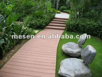 Anti-slip Wpc Park Sidewalk/road/path Decking Floor---wood Plastic ...