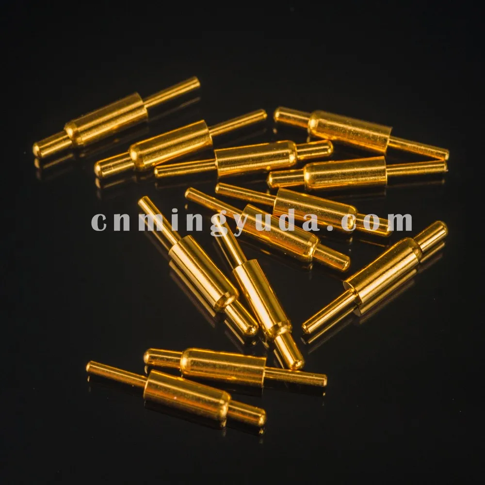Gold Plated Connector Brass Spring Loaded Pogo Pin - Buy Gold Plated ...