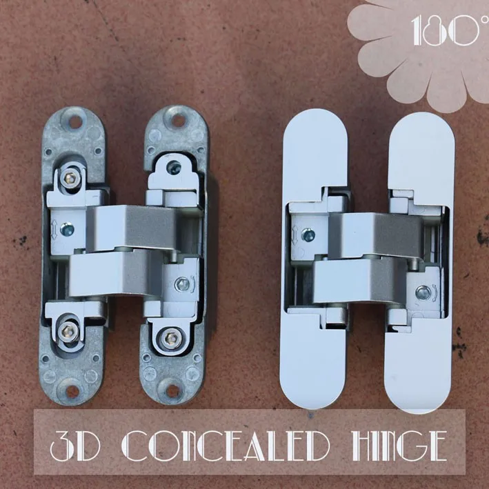 180 Degree Hinges Three Axis Hinge 3 Way Adjustable Concealed Hinges ...
