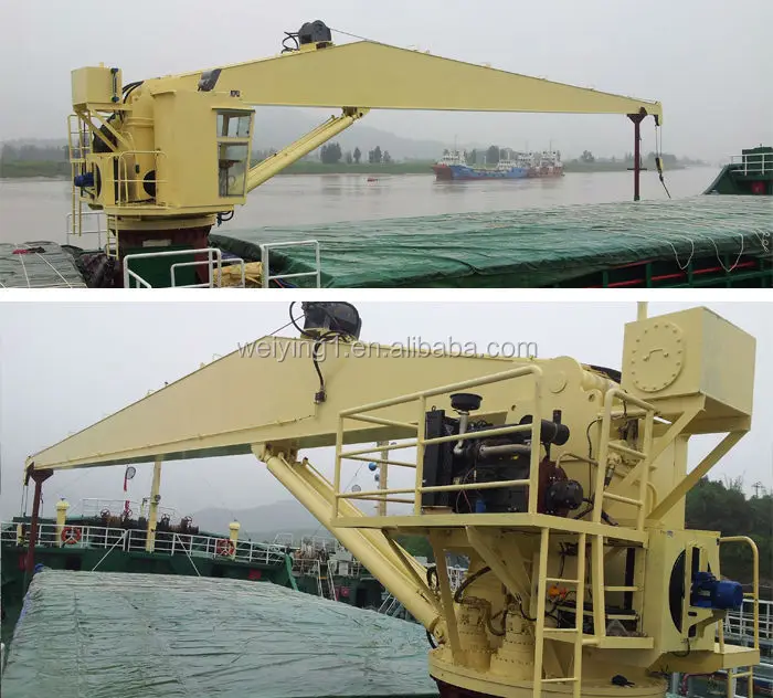 Marine Ship Deck Hydraulic Jib Crane Products from Xinxiang Weiying ...