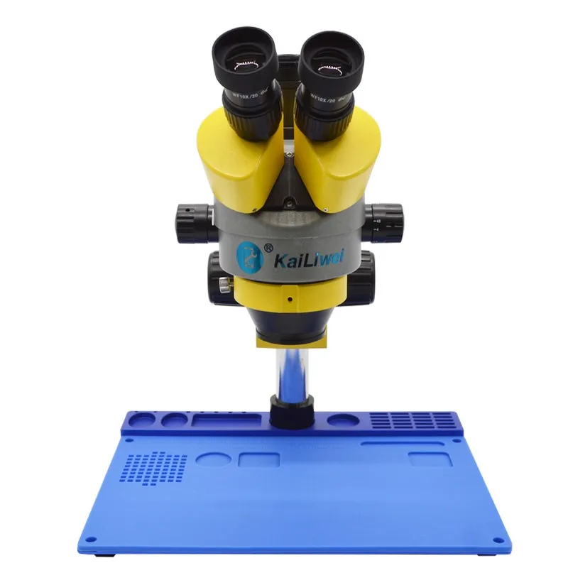 Newest 7X-45X Soldering PCB Inspection Trinocular Microscope