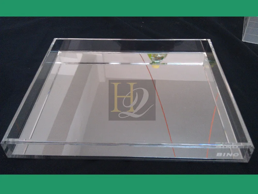 China Supplier Clear Rectangular Acrylic Serving Tray And Rectangular ...