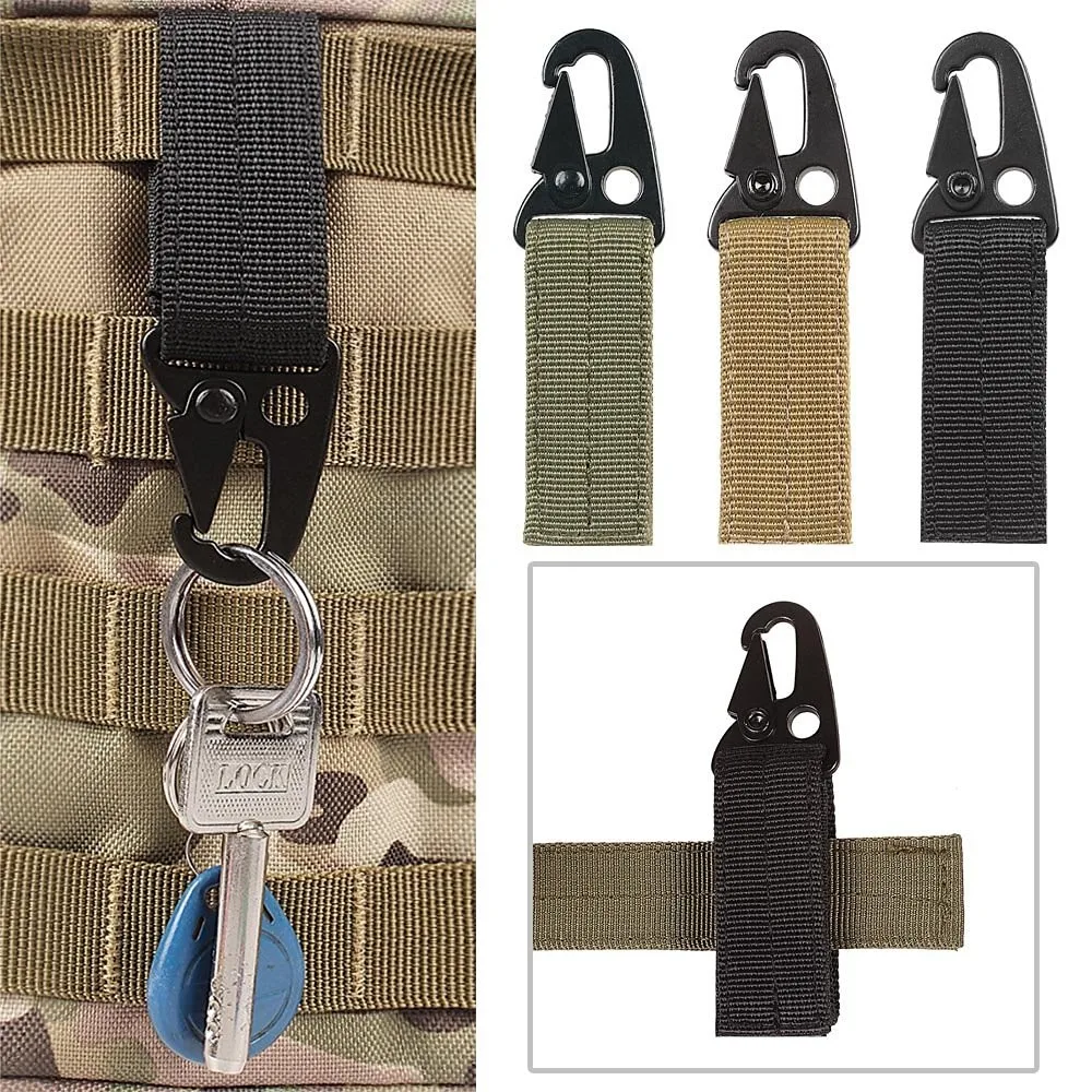 Tactical Gear Clip Nylon Key Chain Holder Tactical Belt Strap - Buy ...