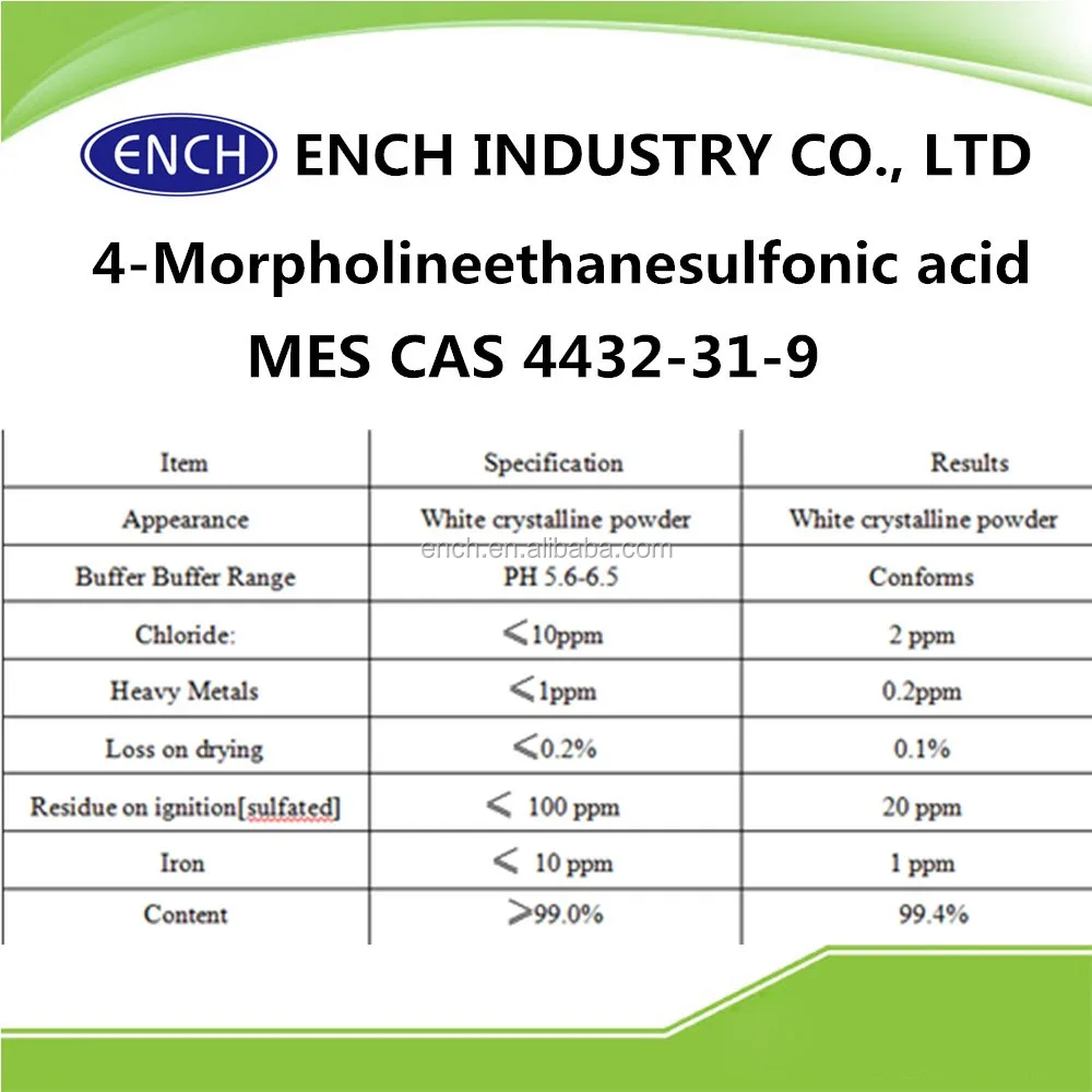 4-morpholineethanesulfonic Acid / Mes Cas 4432-31-9 - Buy 4 ...