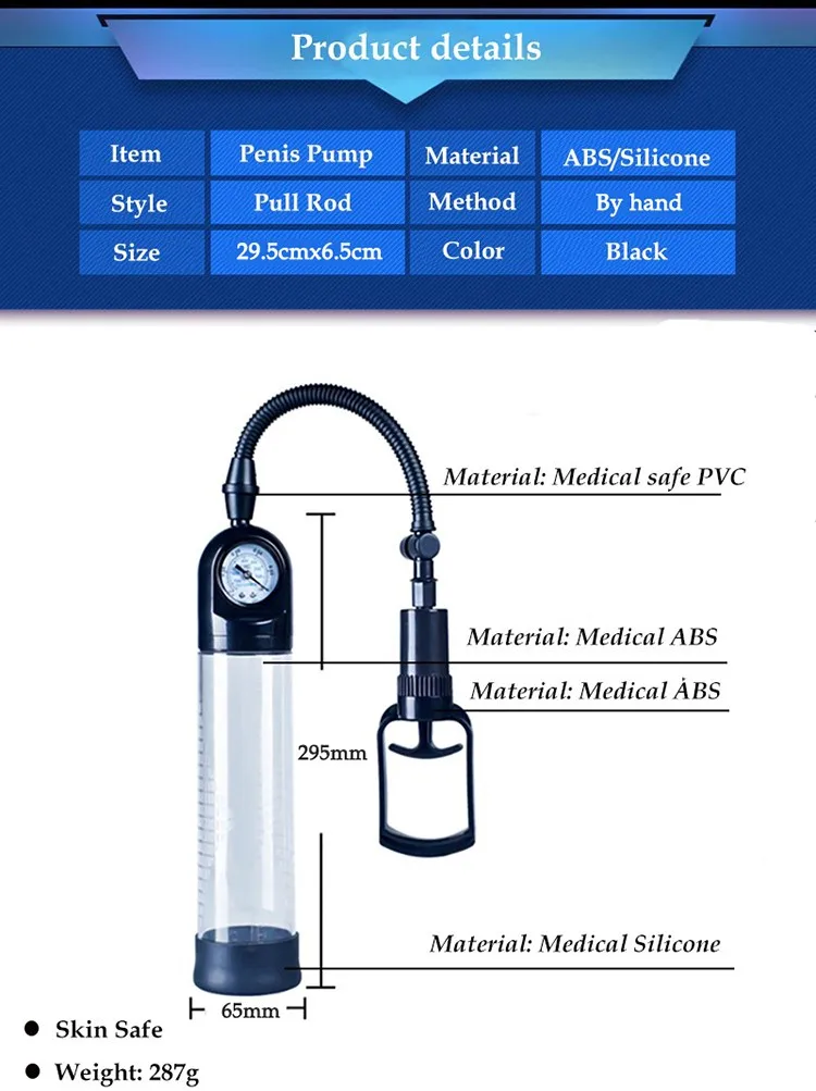 Good Feedback Handsome Up Penis Pump Penis Enlargement Vacuum Pump ...