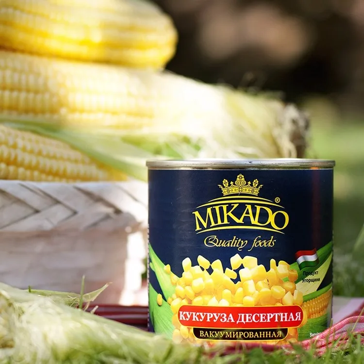 Mikado Brand Chinese Sweet Corn In Can Vacuum Pack 2650ml - Buy Sweet ...