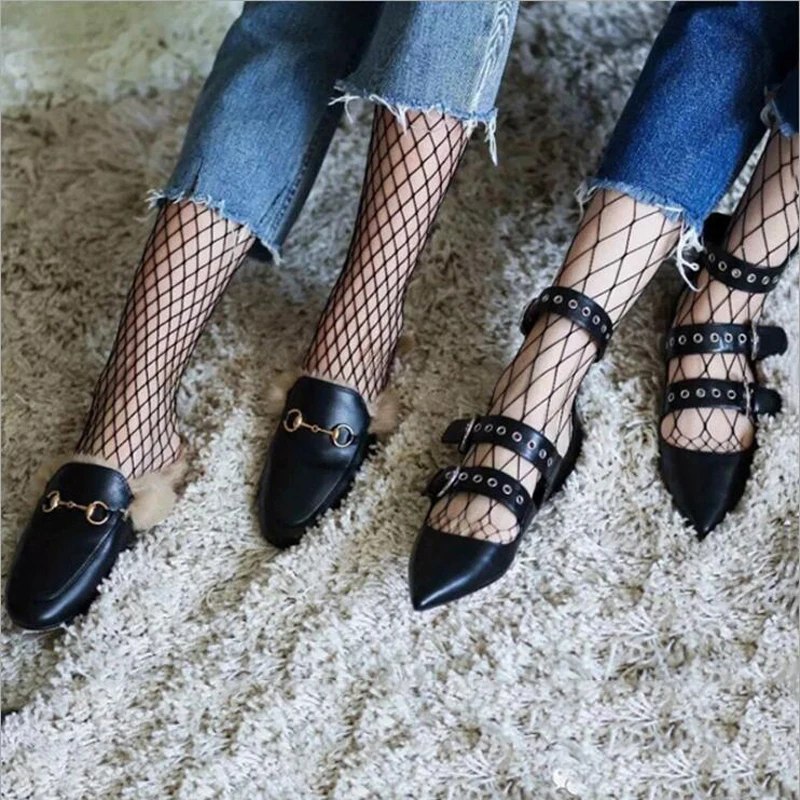 Sexy Ladies Fishnet Stockings Female Pantyhose Black Mesh Lingerie ...