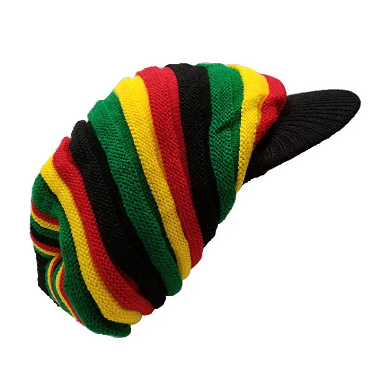 Free Pattern Oversized Slouch Crochet Reggae Jamaica Dreadlock Rasta ...