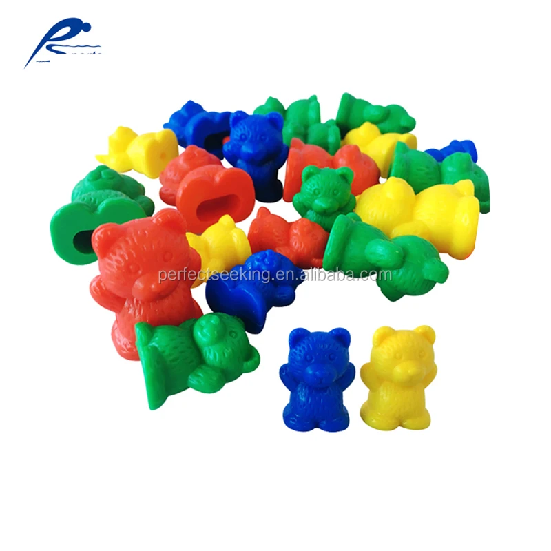 Montessori Toys Kids Sorting Toys Plastic Colorful Counting Bears - Buy ...