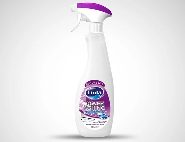 Tinla Power & Shine Kitchen Cleaner - 625ml Oil Detergent