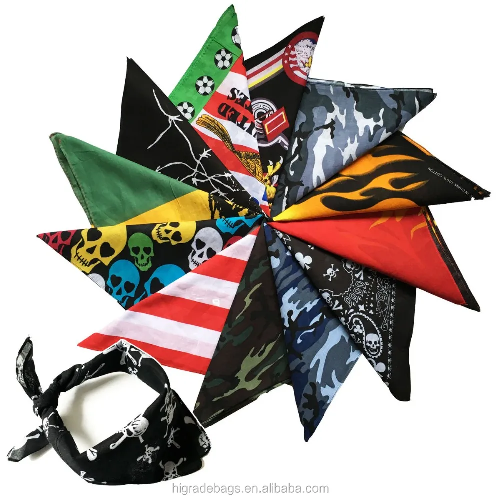 Wholesale Solid Cotton Headwear Bandana - Buy Solid Bandana,Cotton ...